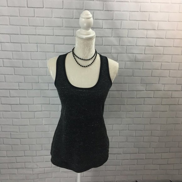 CAbi | Tops | Cabi Racerback Glee Tank Style 932 Variegated Charcoal ...